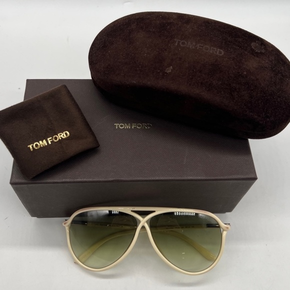 Tom Ford | Accessories | Tom Ford 26 Maximillion Ivory Aviator ...